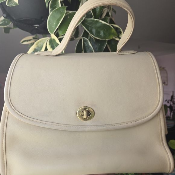 Coach | Bags | Vintage Coach Manor Structured Top Handle Classic Rare ...